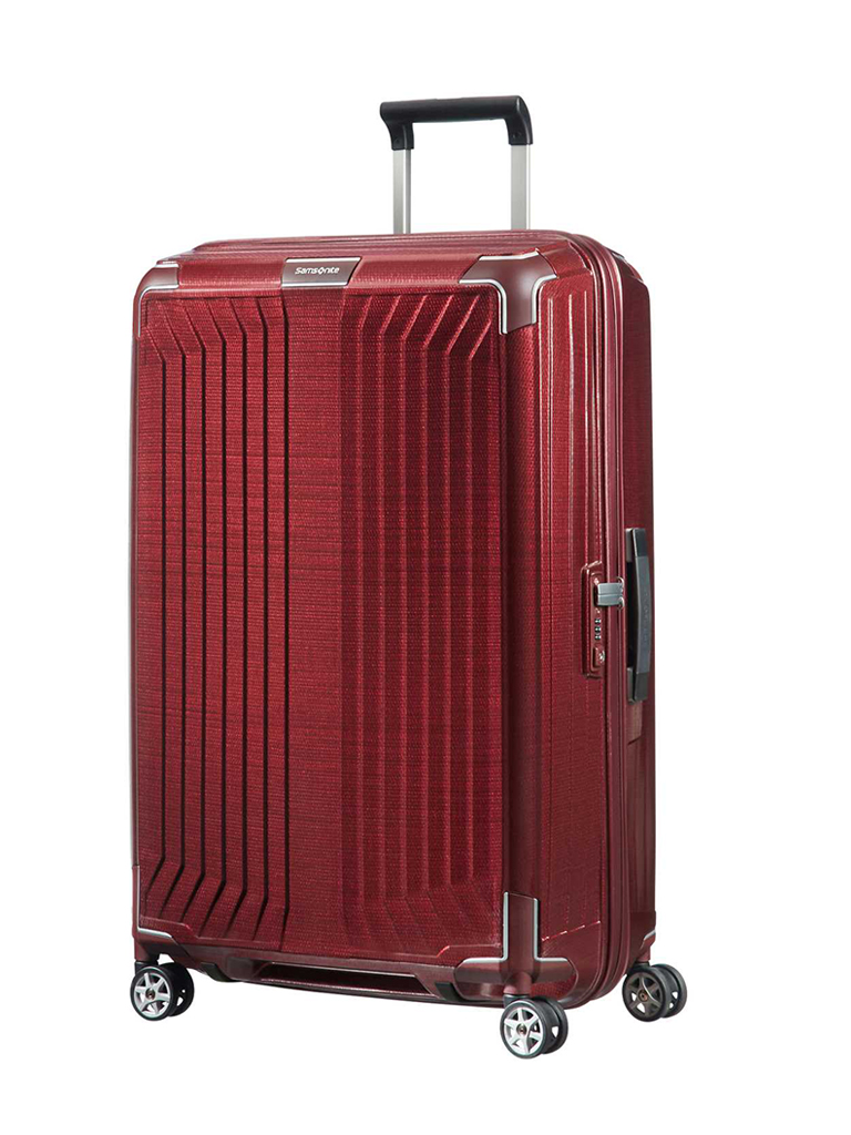 SAMSONITE Trolley "Lite-Box Spinner" 75cm (Deep Red) rot