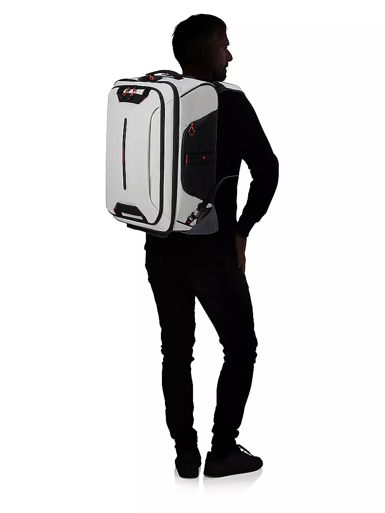 SAMSONITE Trolley ECODIVER DUFFLE 55cm cloud white weiss