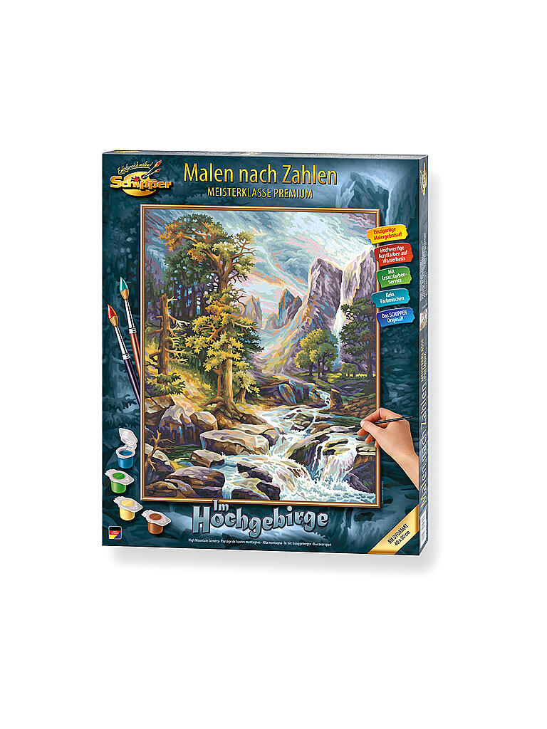 SCHIPPER Malen nach Zahlen - Im Hochgebirge keine Farbe