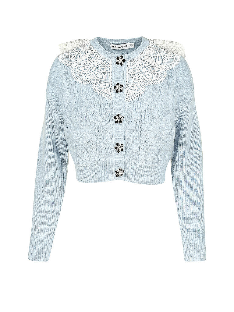 SELF-PORTRAIT Cardigan blau