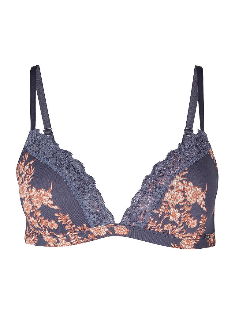 SKINY Triangel BH gepaddet "Sweet Cotton" (Purple Flower) lila
