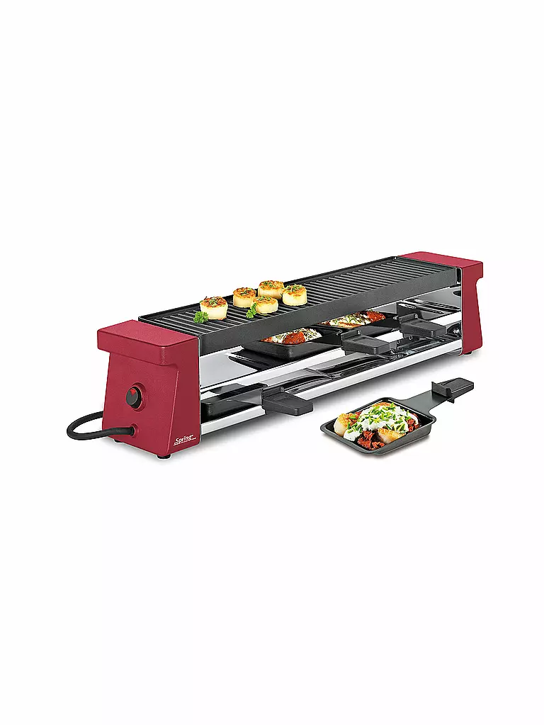 SPRING Raclette 4 Compact (Rot) rot