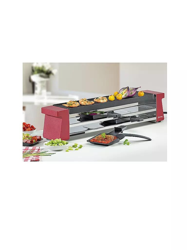 SPRING Raclette 4 Compact (Rot) rot