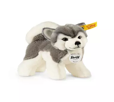 STEIFF Bernie Husky 17cm grau