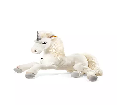 STEIFF Starly Schlenker-Einhorn 70cm weiss creme