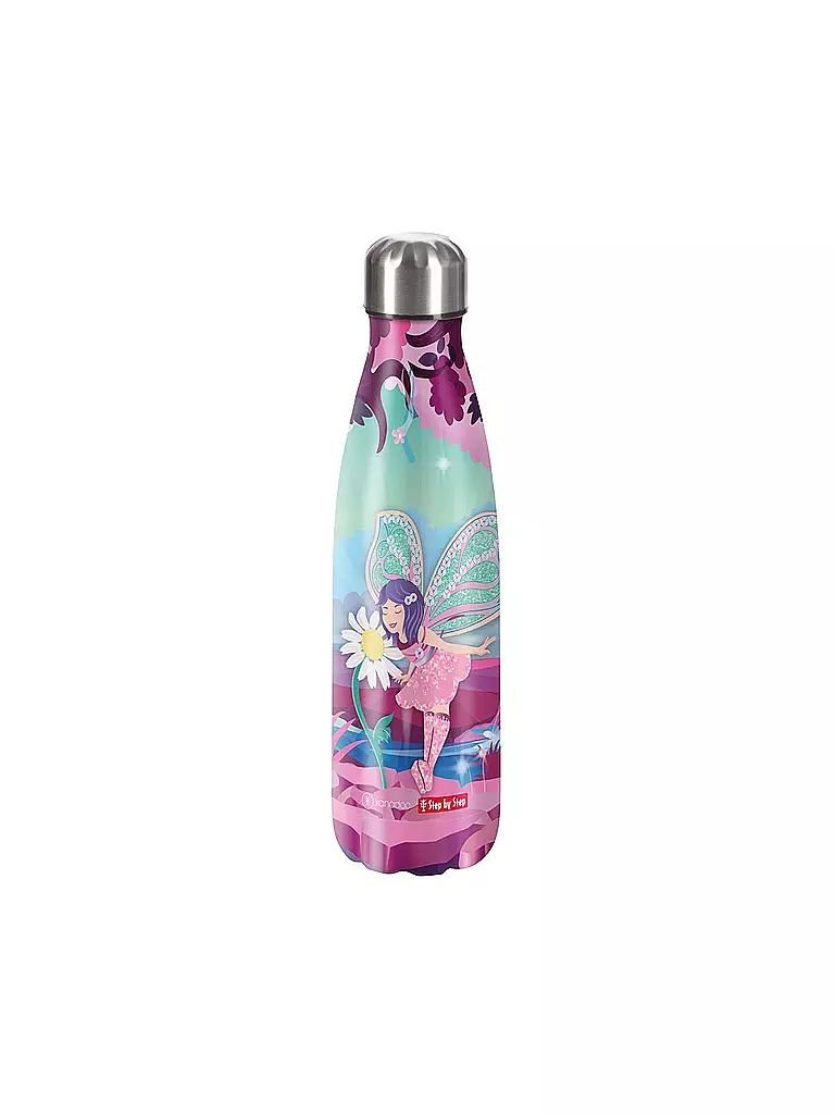 STEP BY STEP Edelstahl Trinkflasche - Fairy Freya 0,5L bunt