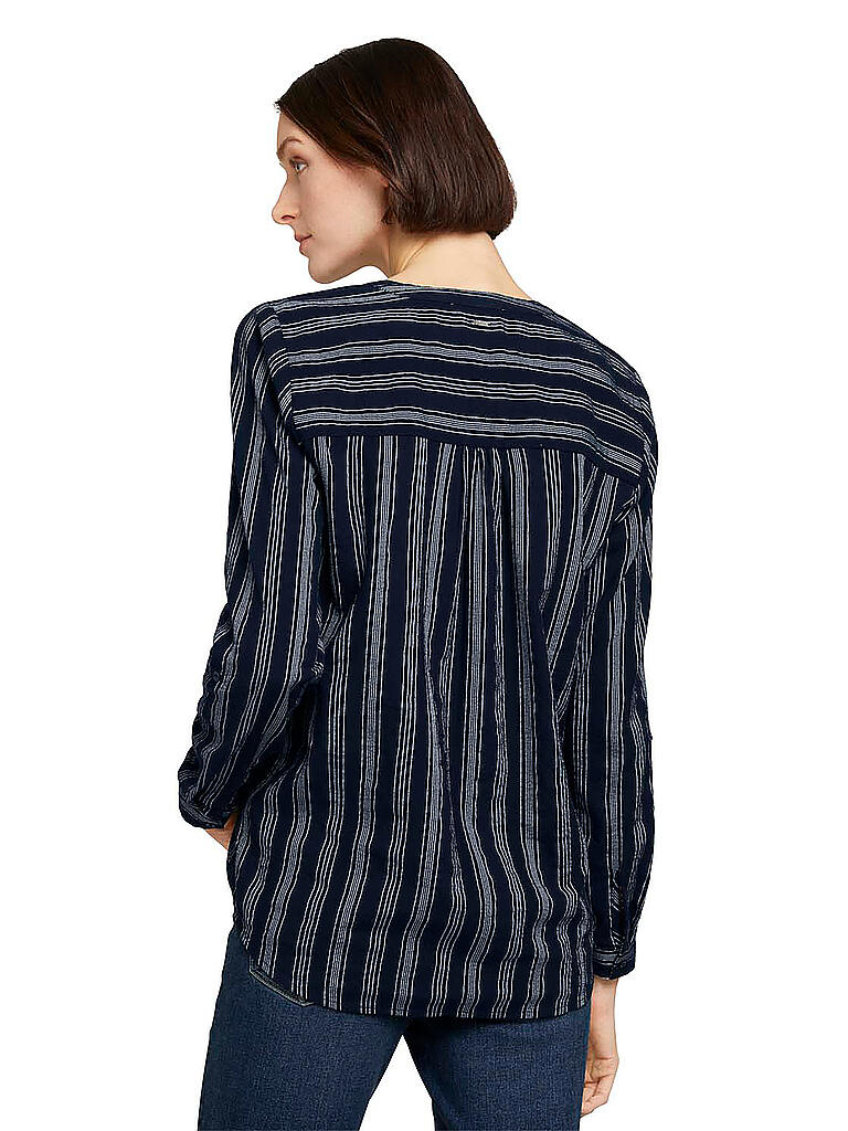 TOM TAILOR DENIM Bluse blau