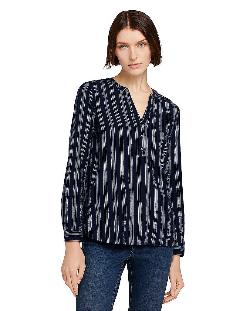 TOM TAILOR DENIM Bluse blau