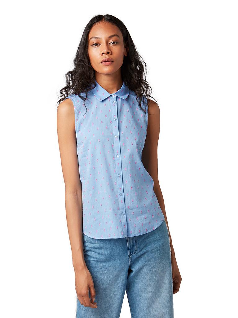 TOM TAILOR DENIM Bluse blau