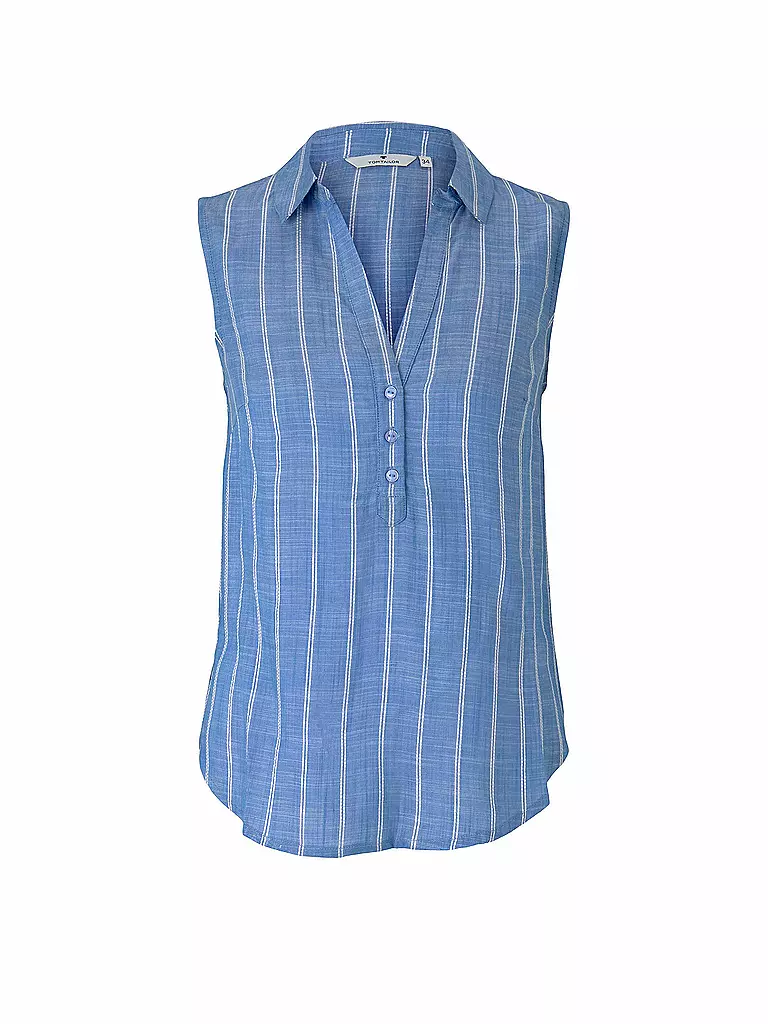 TOM TAILOR Bluse blau
