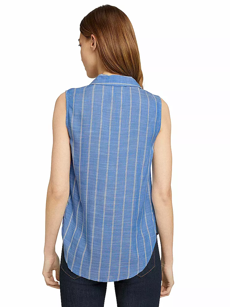 TOM TAILOR Bluse blau