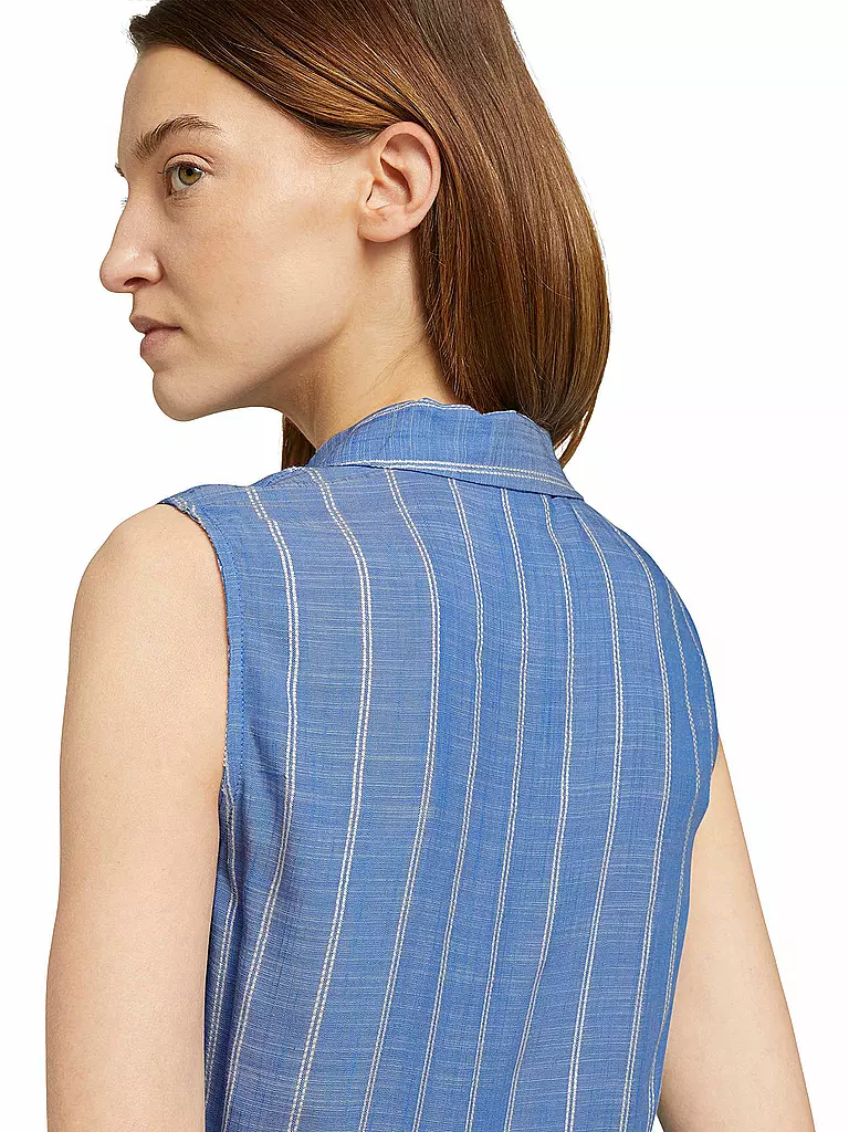 TOM TAILOR Bluse blau