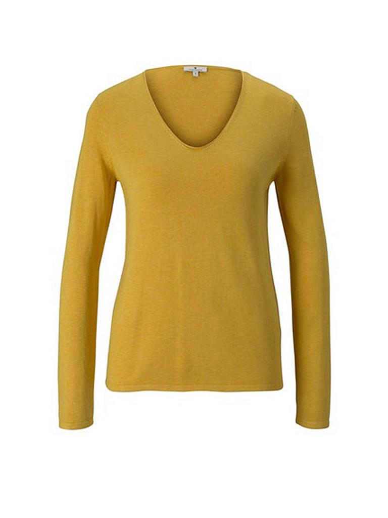 TOM TAILOR Pullover gelb