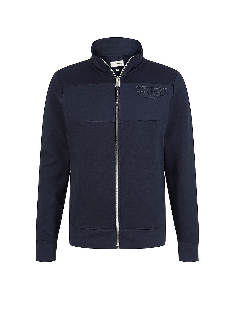TOM TAILOR Sweatjacke blau