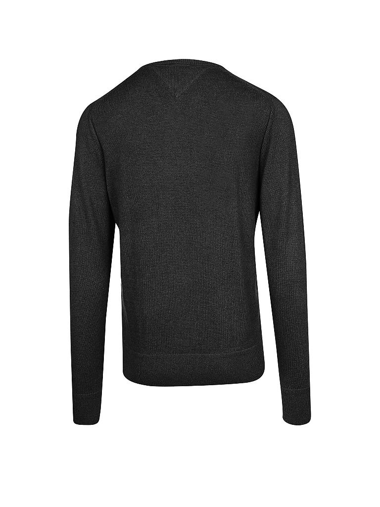 TOMMY HILFIGER Pullover "Cotton/Cashmere" schwarz