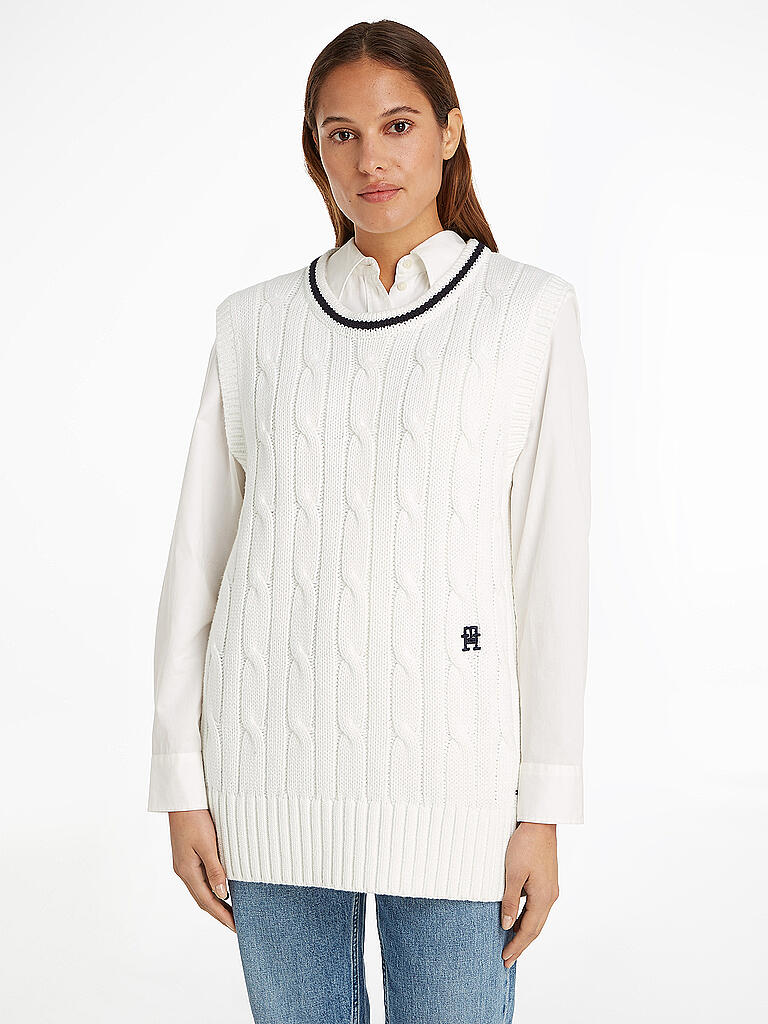 TOMMY HILFIGER Pullunder creme