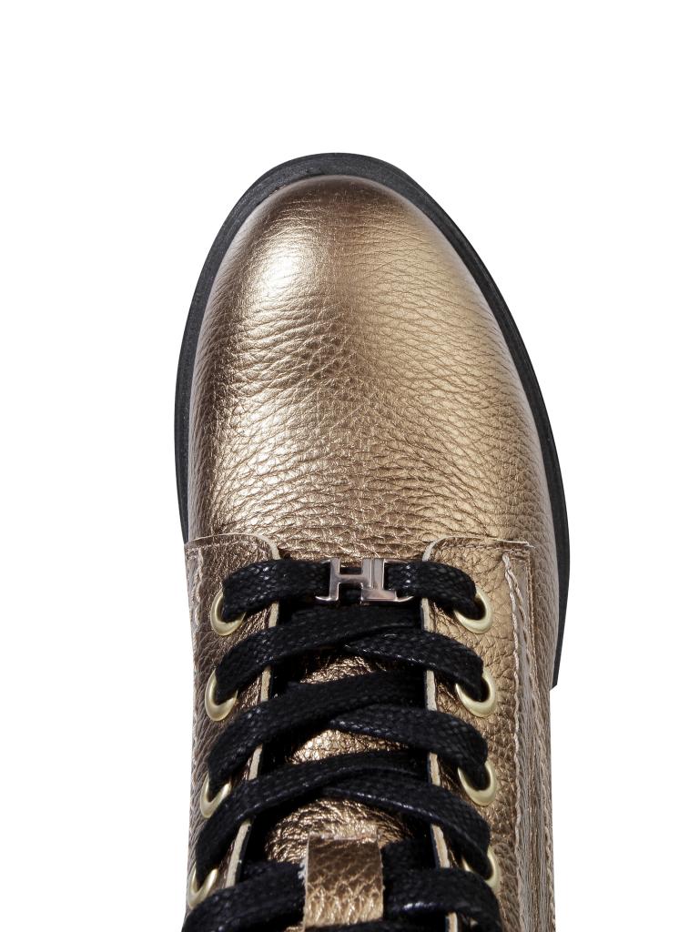 TOMMY HILFIGER Schnürboots Rugged Classic Metallic gold