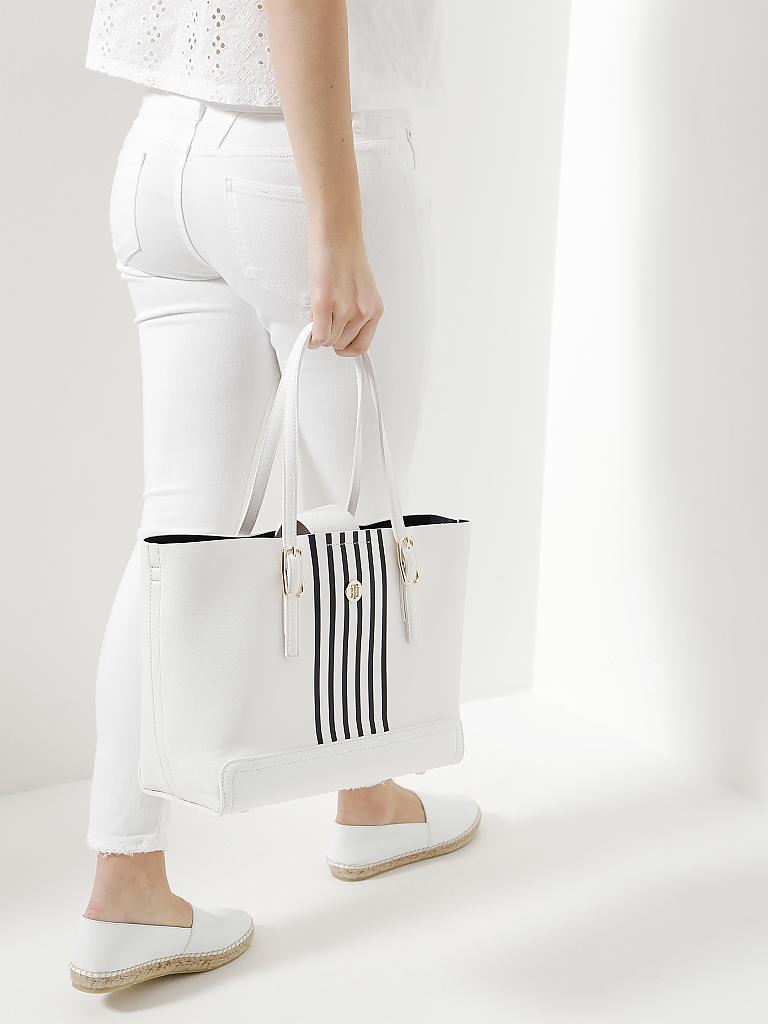 TOMMY HILFIGER Tasche - Shopper " Honey " weiß