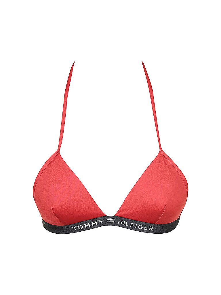 TOMMY HILFIGER Triangle Bikini Top Fixed rot