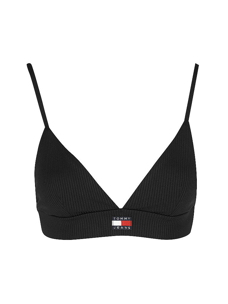TOMMY JEANS Bralette Cropped Fit schwarz