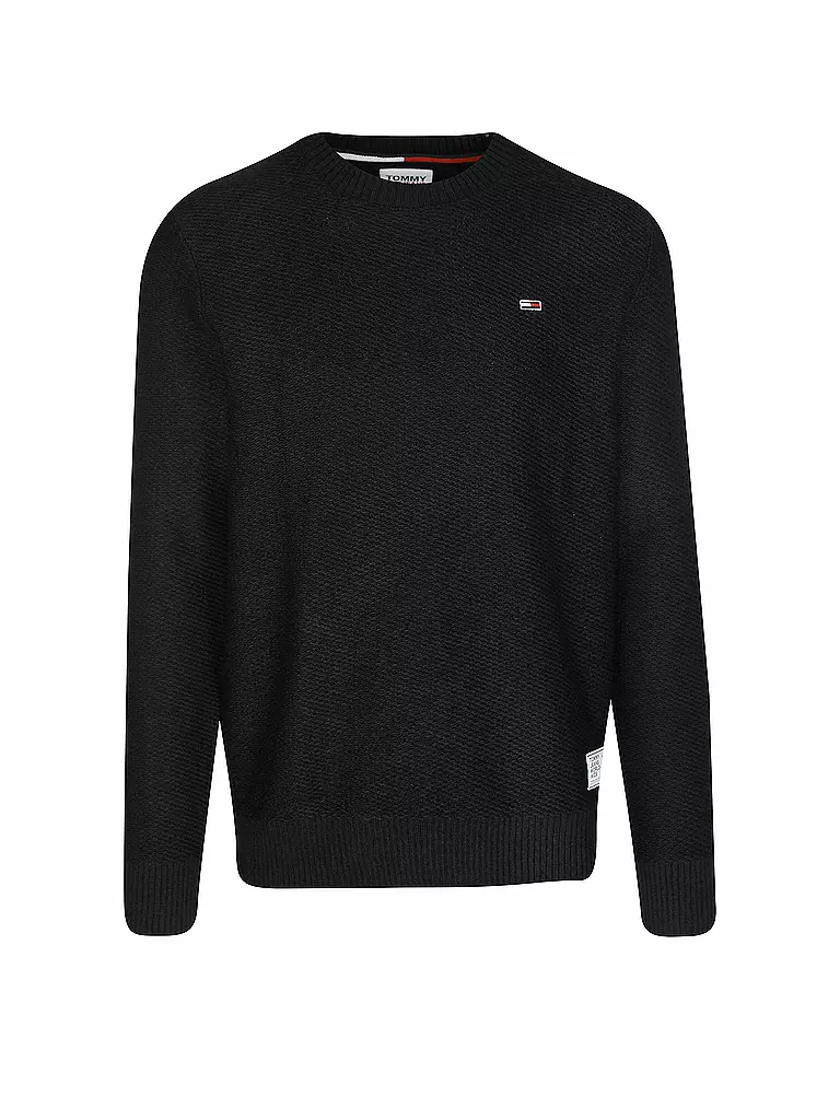 TOMMY JEANS Pullover schwarz
