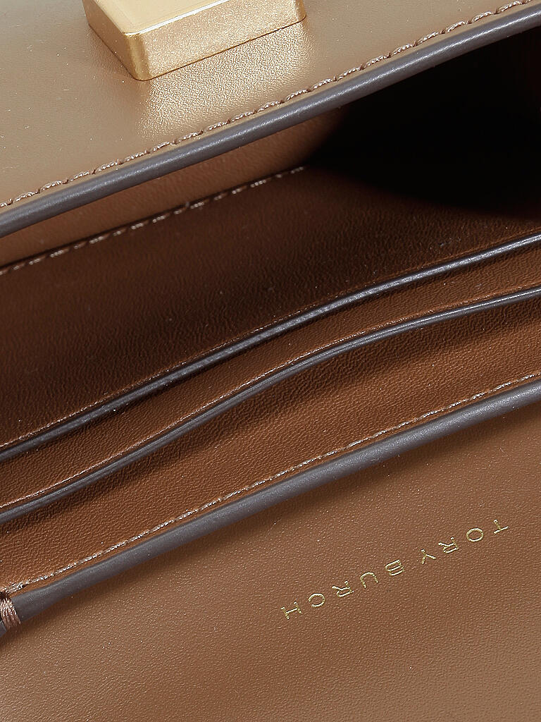 TORY BURCH Ledertasche - Mini Bag Eleanor braun