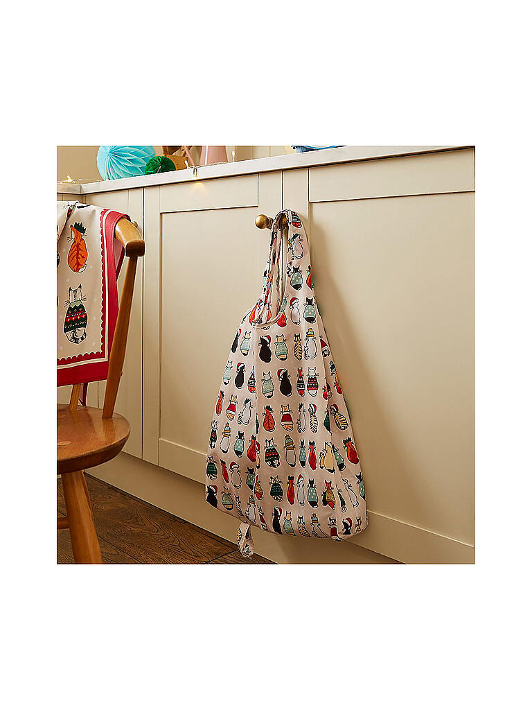 ULSTER WEAVERS Tasche - Recycled Packable Bag Cats in Waiting bunt