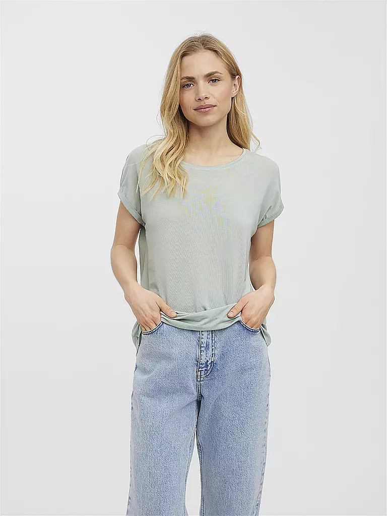 VERO MODA T-Shirt VMAVA grün