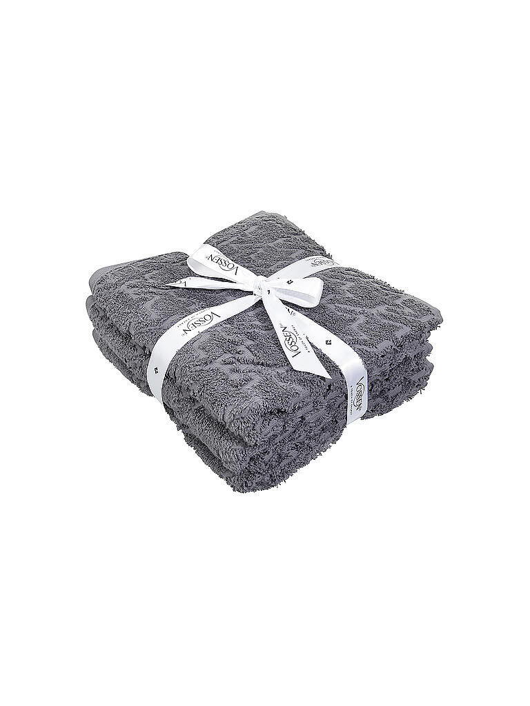 VOSSEN Handtuch Set 3er Pkg French 3x 50x100cm Graphit grau