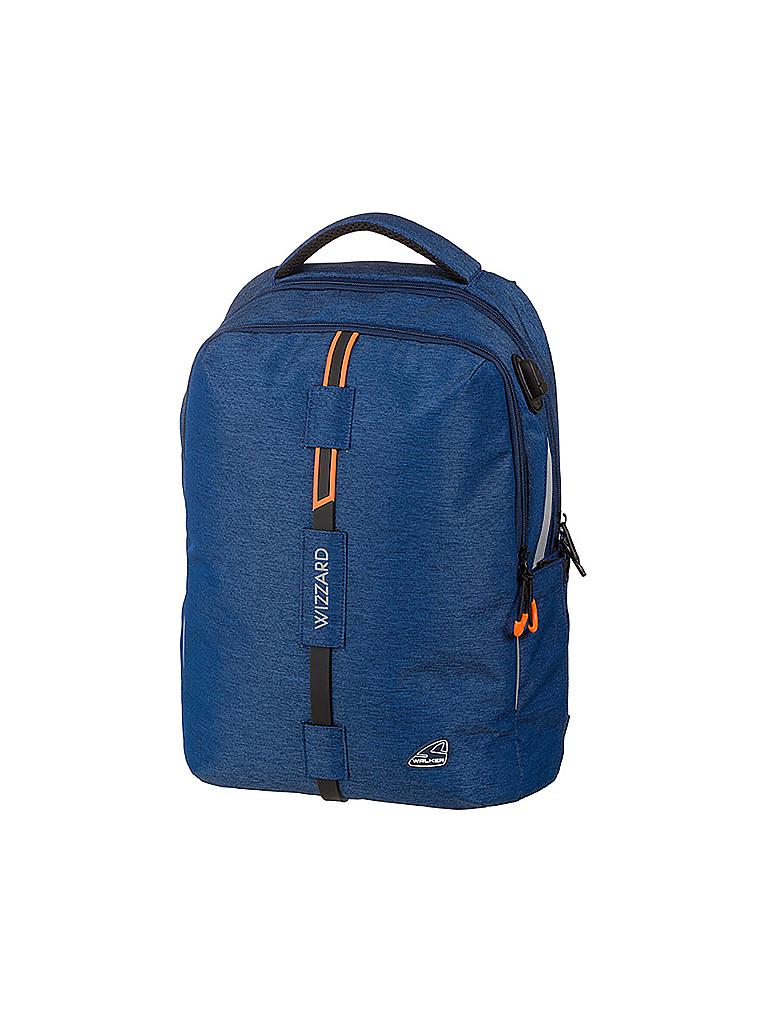 WALKER Rucksack "Wizzard Elite - Navy Melange" blau