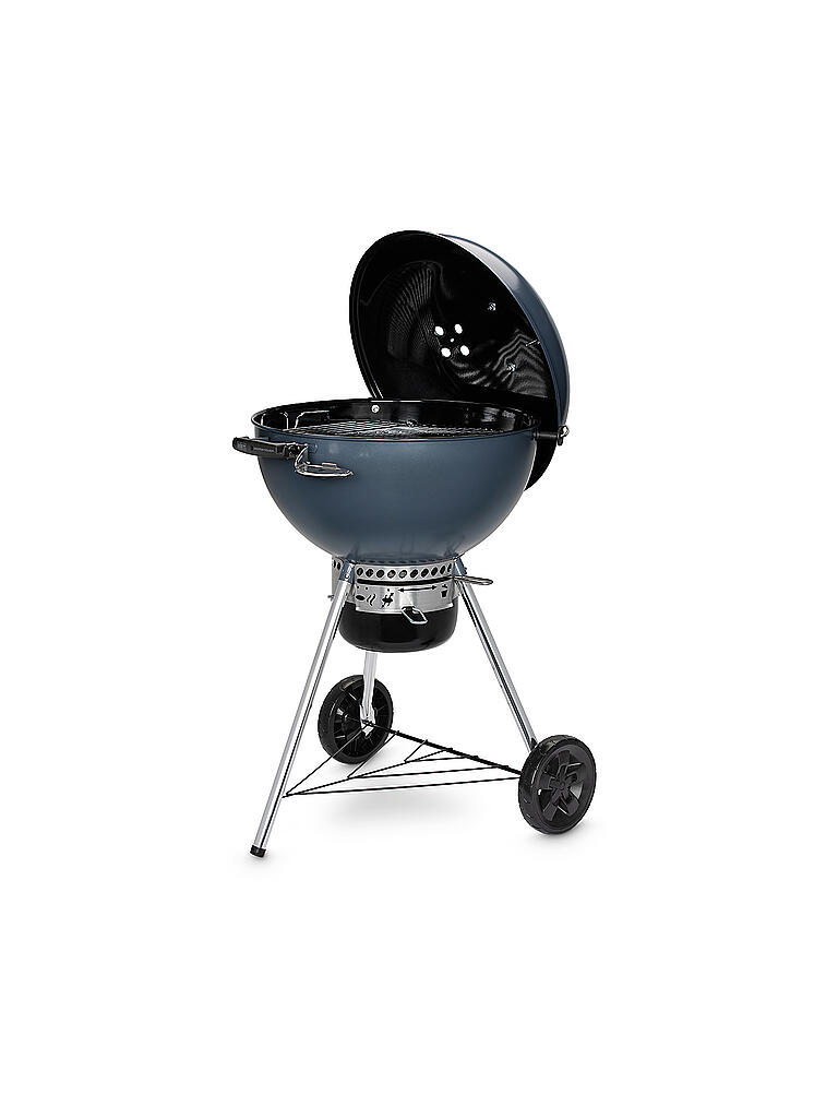 WEBER GRILL Master-Touch GBS C-5750 – Holzkohlegrill 57cm Slate Blue blau