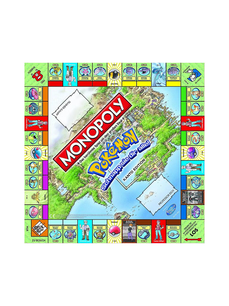 WINNING MOVES Monopoly - Pokémon - Kanto Edition