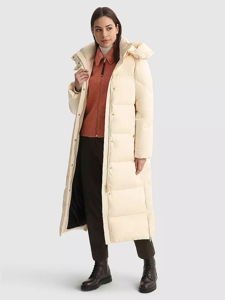 WOOLRICH Daunenmantel Aurora Long creme