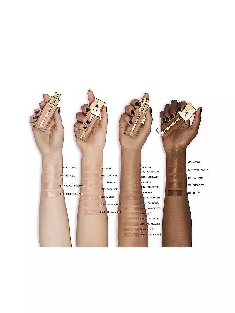 YVES SAINT LAURENT Touche Éclat Le Teint Foundation (B70 Mocha) braun