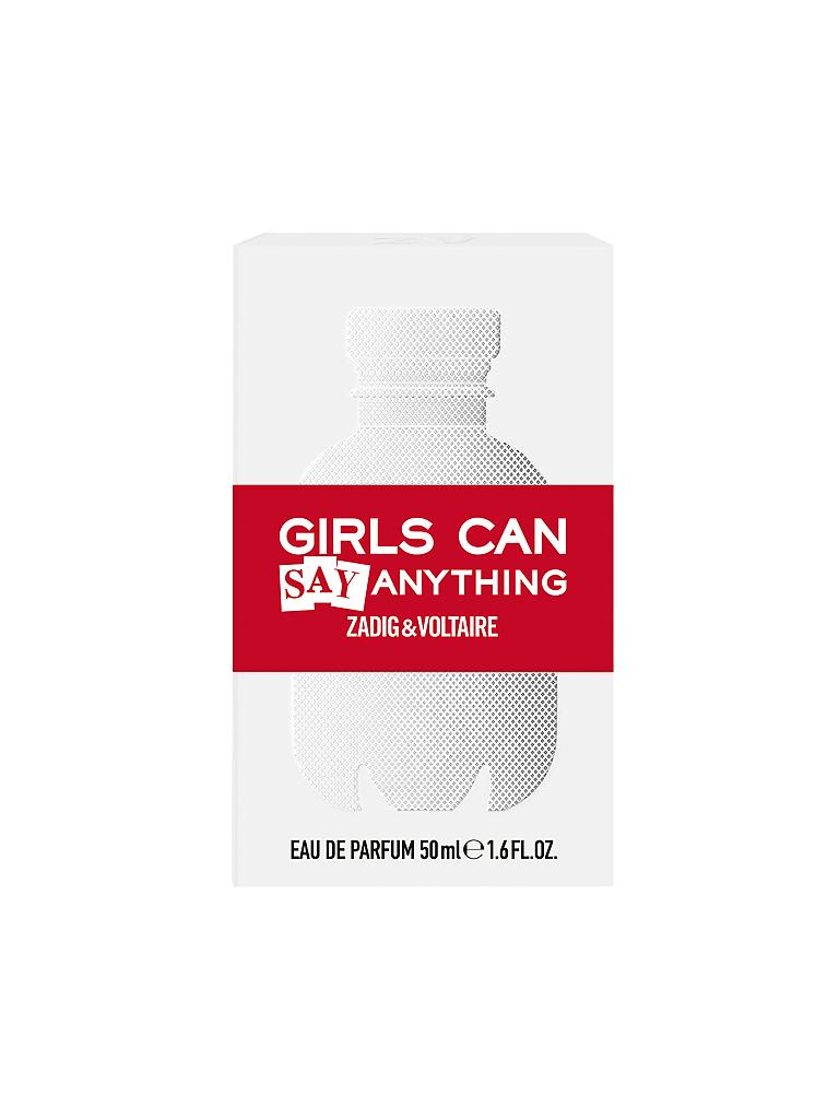 ZADIG & VOLTAIRE Girls Can Say Anything Eau de Parfum Vaporisateur 50ml ...
